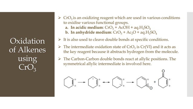 Oxidation Reagents Involving C-C Bond Cleavage | PPTX | Chemistry | Science