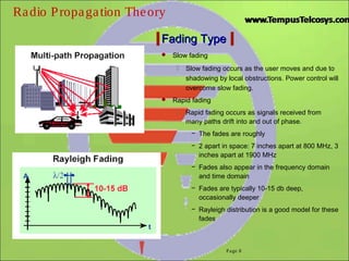 C cf radio propagation theory and propagation models | PPT