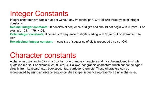 Getting started with C++ | PPT