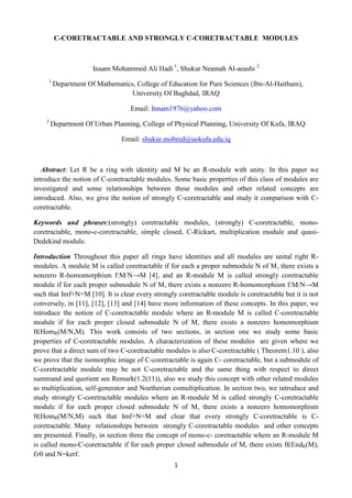C coretractablemodules | PDF