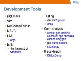 C++ development within OOo | ODP