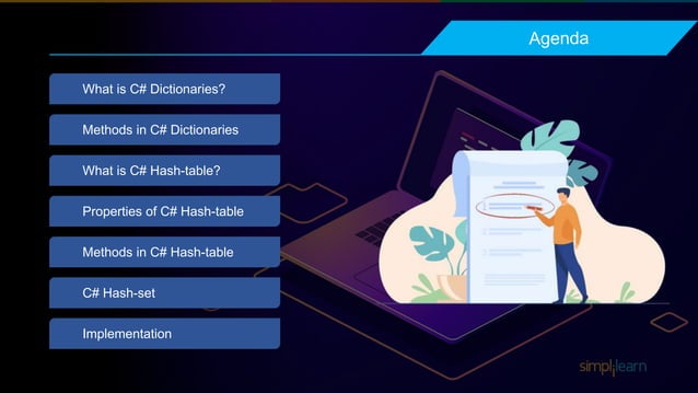 C# Dictionary Hash Table and sets | PPTX