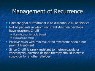 C. diff presentation | PPT