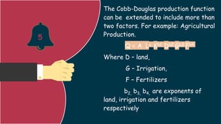 Cobb Douglas Production Function | PPTX