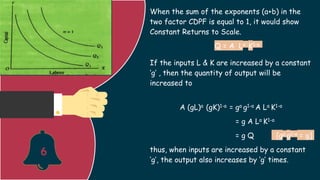 Cobb Douglas Production Function | PPTX