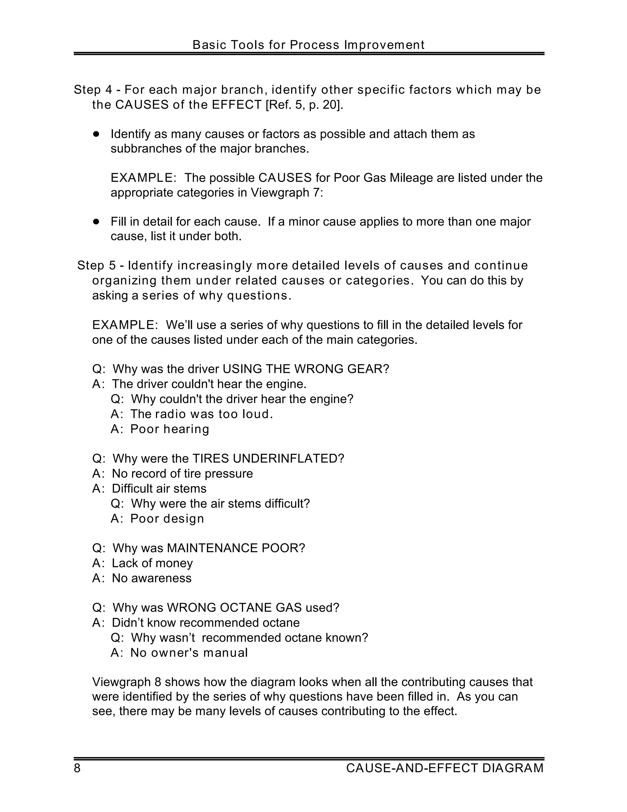Cause and Effect Diagram | PDF