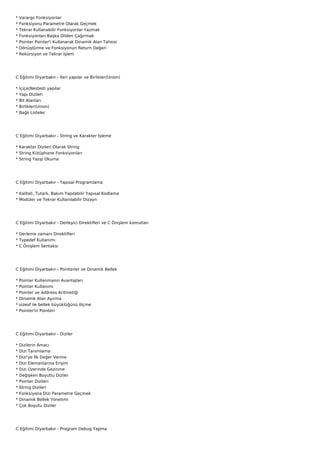 C egitimi-diyarbakir | PDF