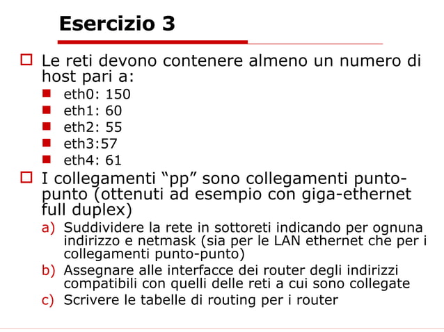 C Esercizi Indirizzamento | PPT