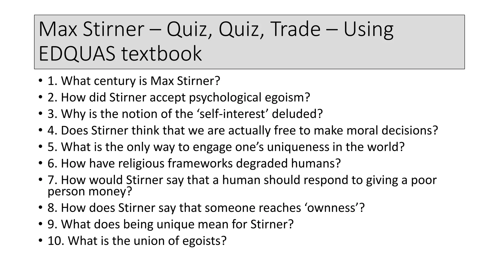 Ethical egoism | PPTX