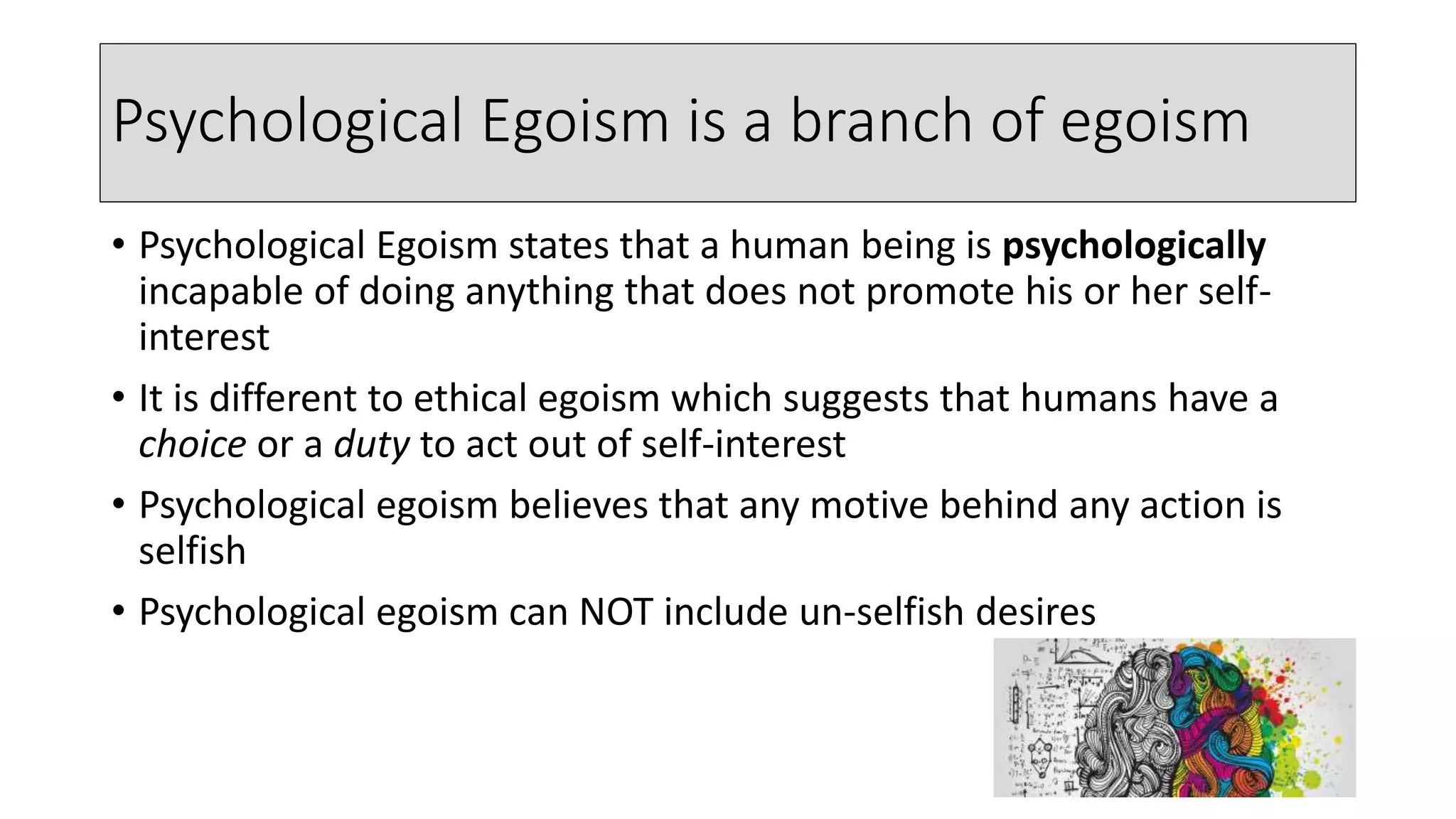 Ethical egoism | PPTX