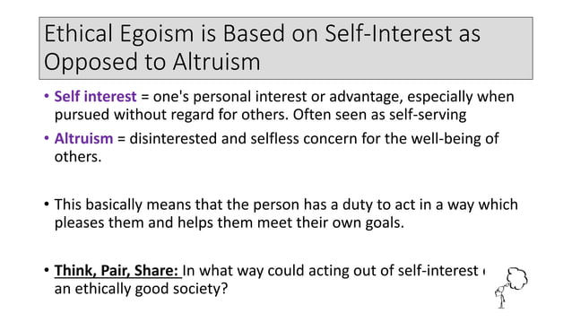 Ethical egoism | PPTX
