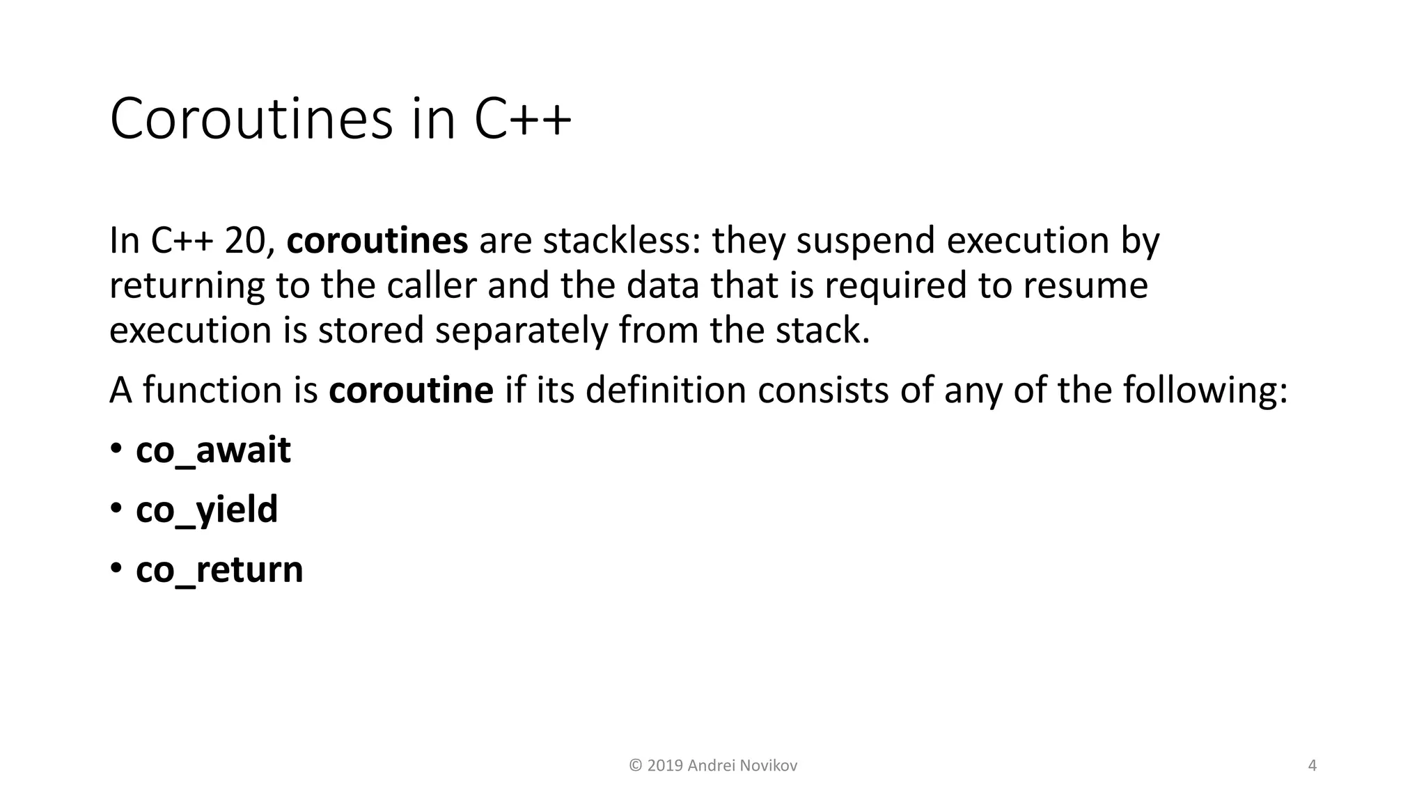 Features of the Modern C++ 20 | PPT