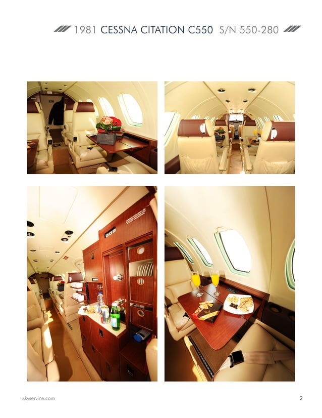 Private Jet For Sale: 1981 Cessna Citation II - Skyservice | PDF