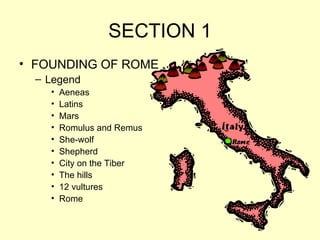 C H A P T E R 13 Beginnings Rome | PPT