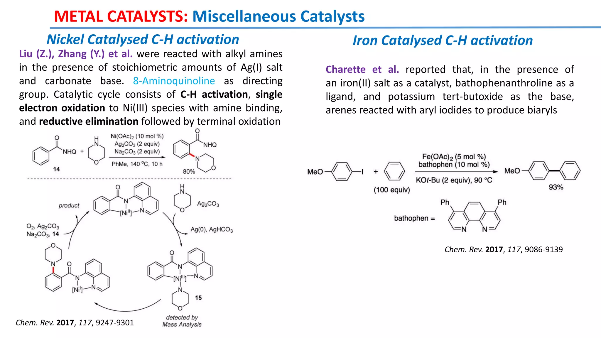 C-H Activation and Functionalization | PPTX
