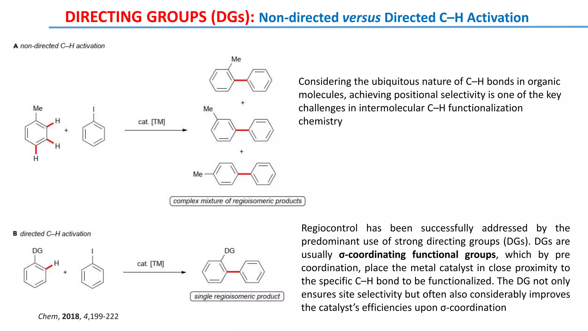 C H Activation And Functionalization Pptx Chemistry Science