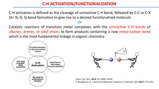 C-H Activation and Functionalization | PPTX