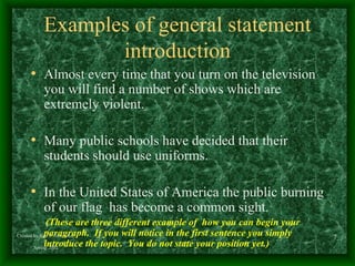 C introductory-paragraphs | PPT