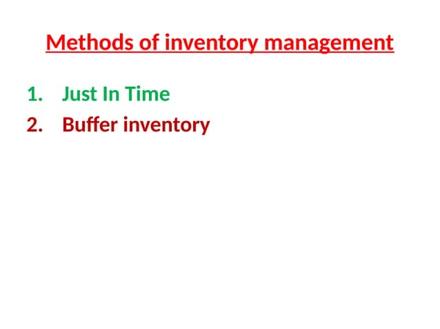 C-Inventory Management.pptx inventory inventory managmenet | PPT