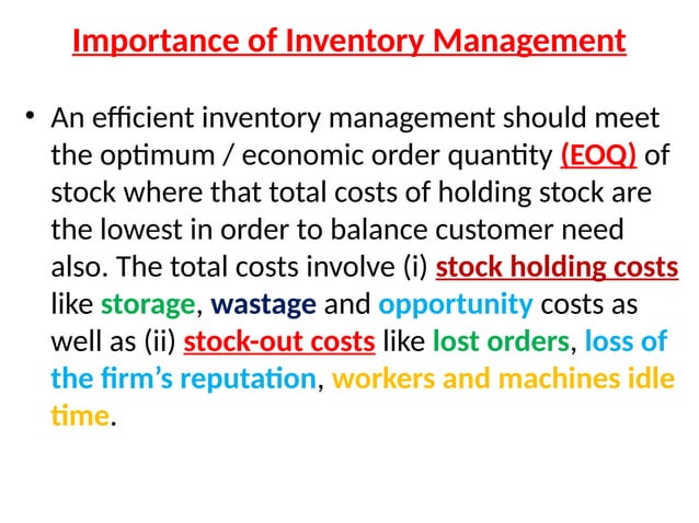 C-Inventory Management.pptx inventory inventory managmenet | PPT