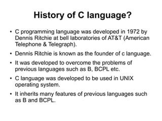 C language By OmishaTech | PPT