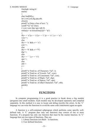 C language | DOC