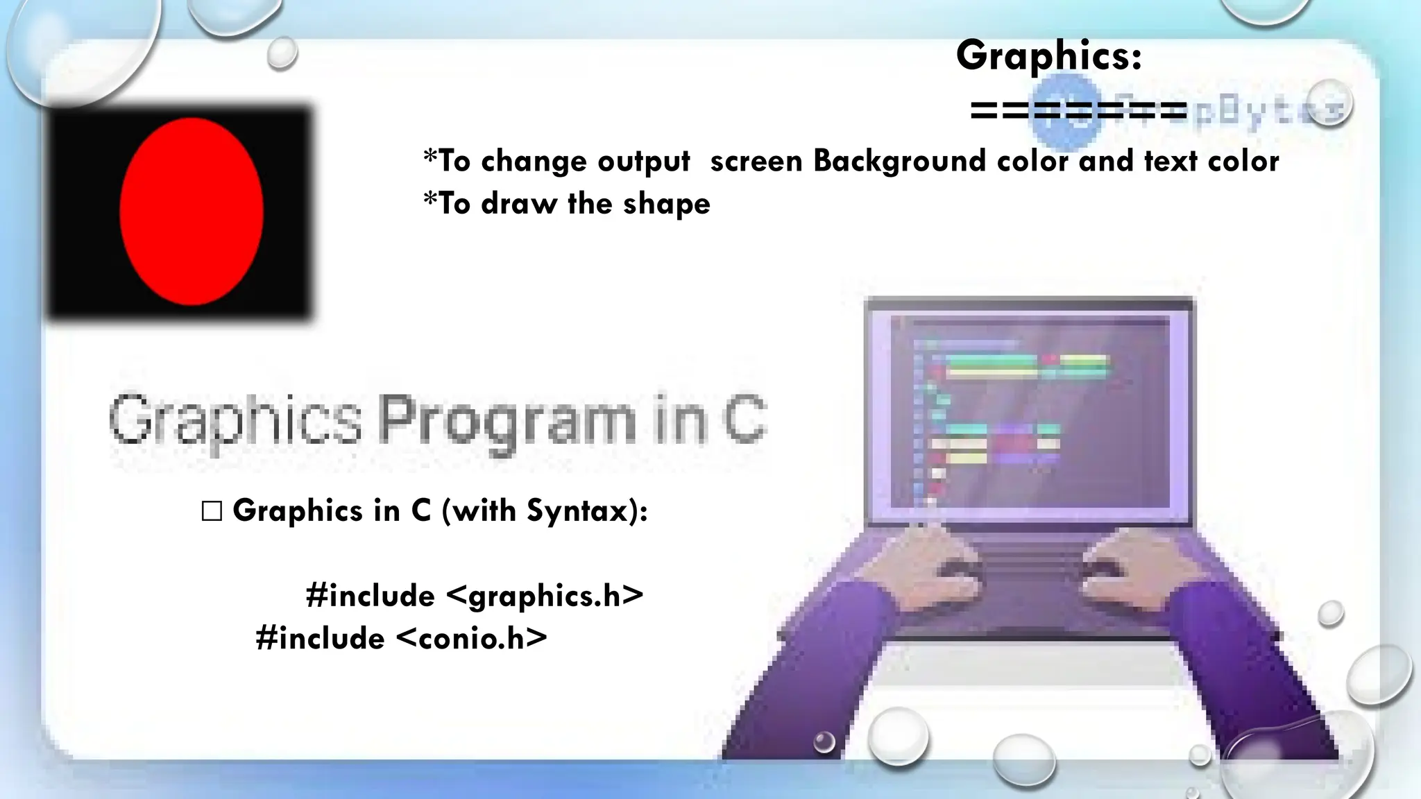 C bascice langage and small example with | PPTX