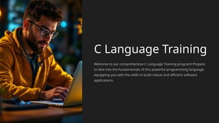 C-Language-Training.pptx all about h c ++ | PPT