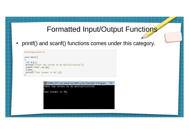Managing I/O operations In C- Language | PDF