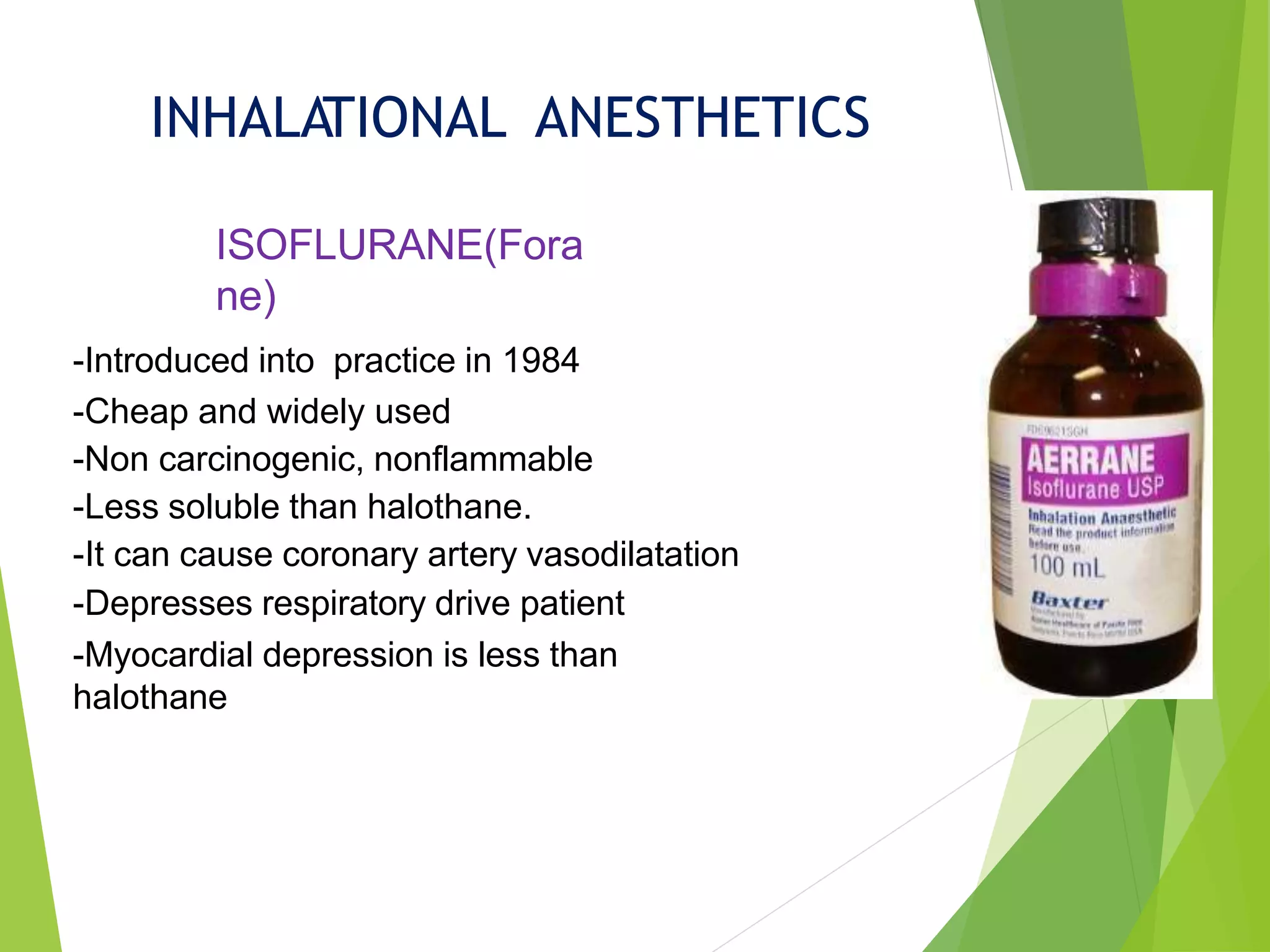 C lecture general anesthesia | PPTX