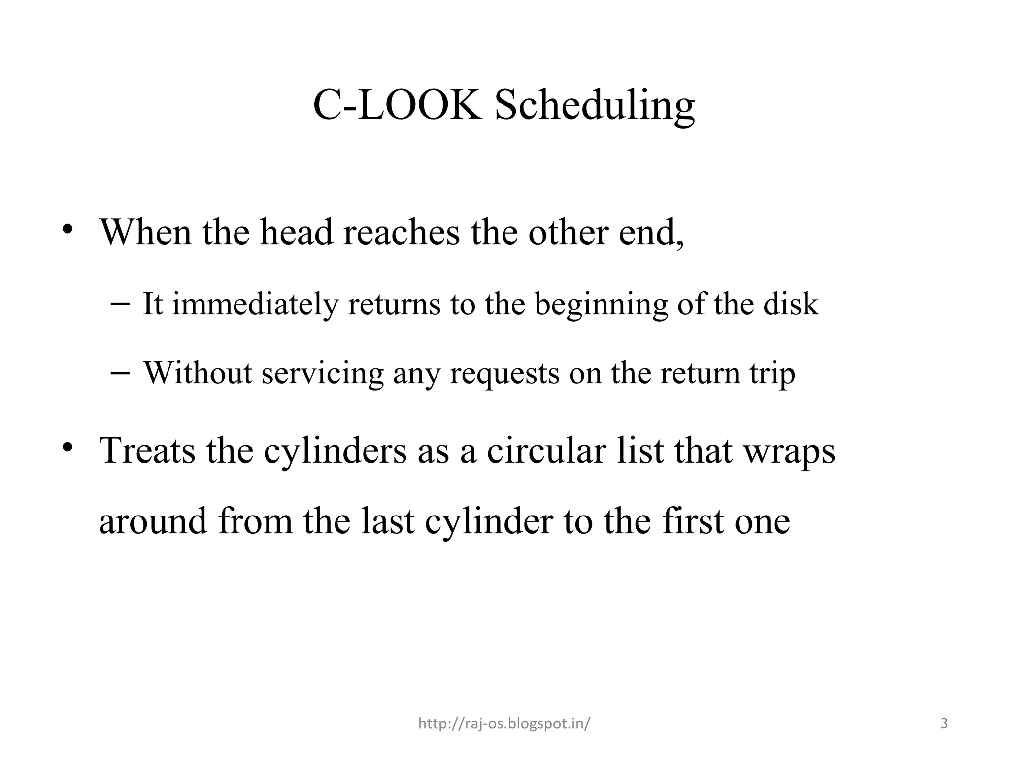 C look scheduling 51 1 | PPT