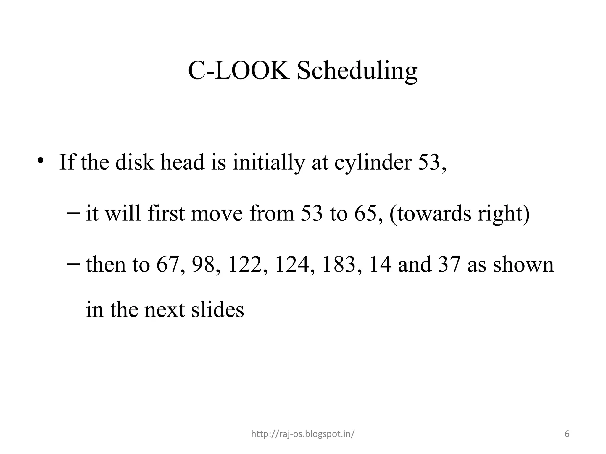 C look scheduling 51 1 | PPT