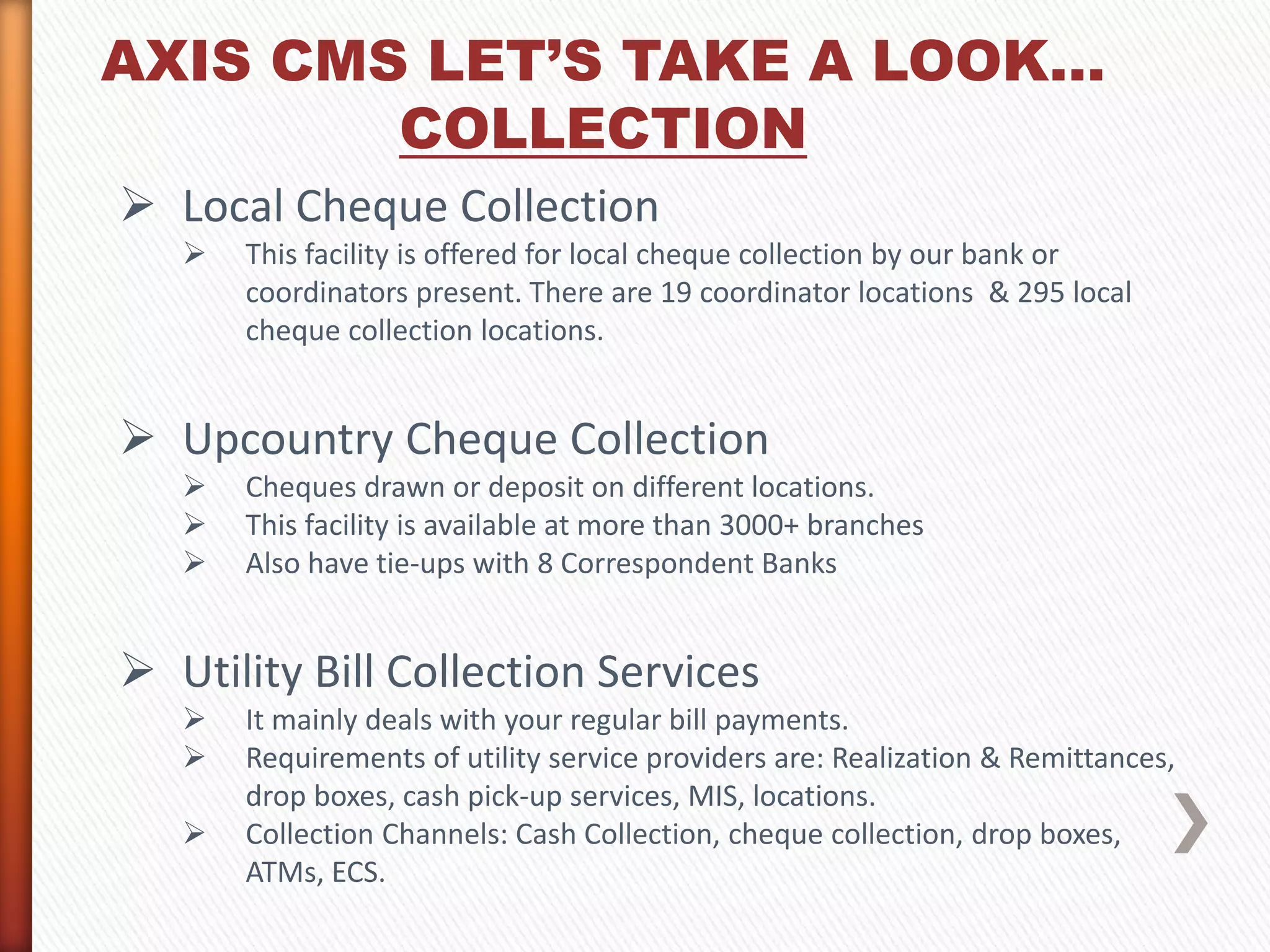 Cash management services | PPTX