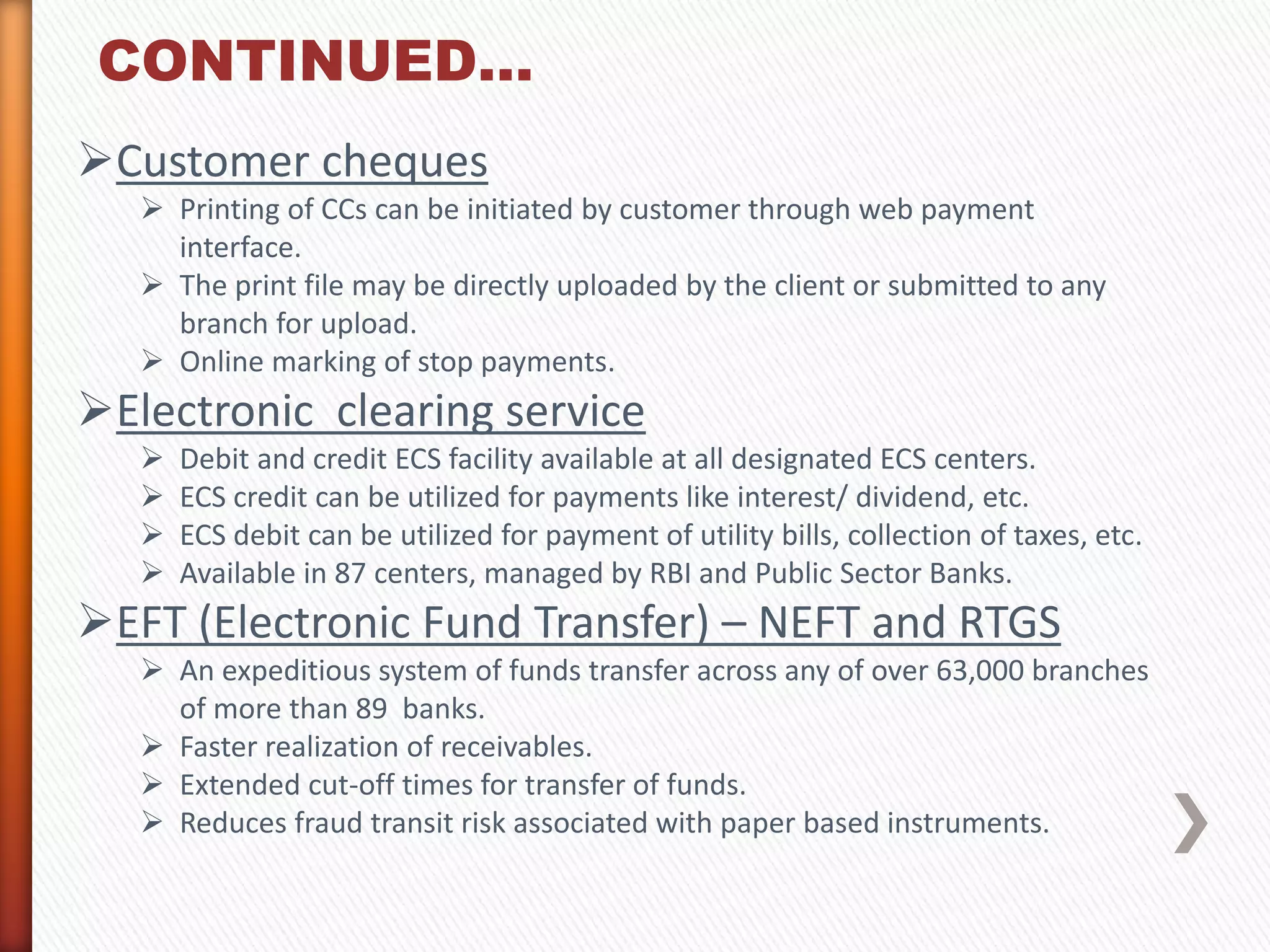 Cash management services | PPTX | Credit Cards | Personal Debt