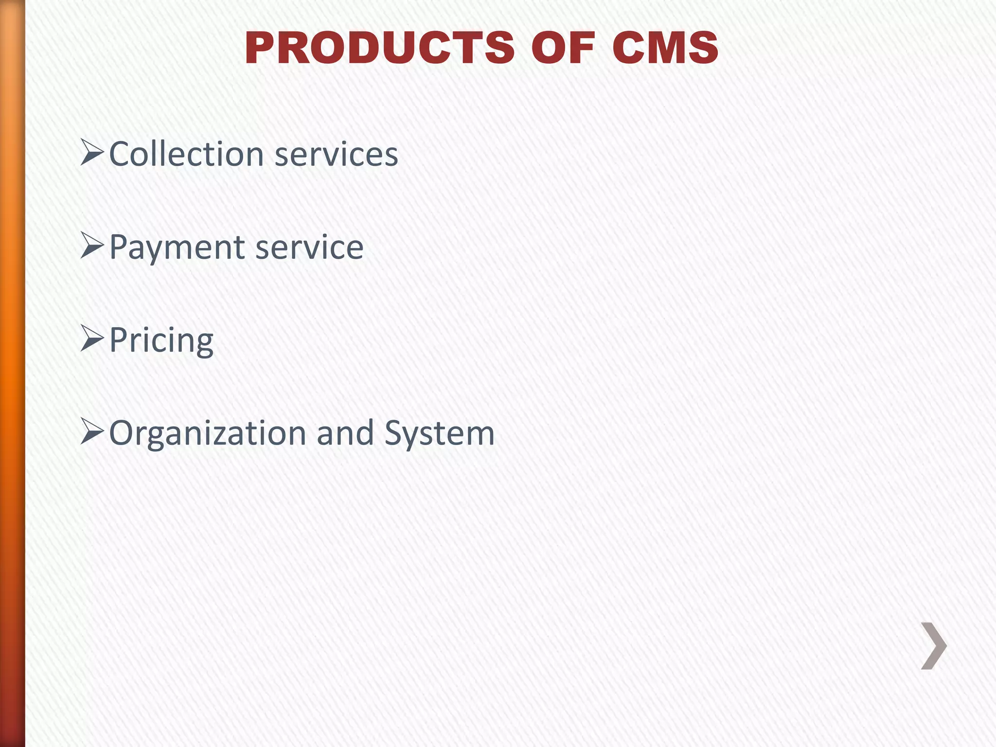 Cash management services | PPTX