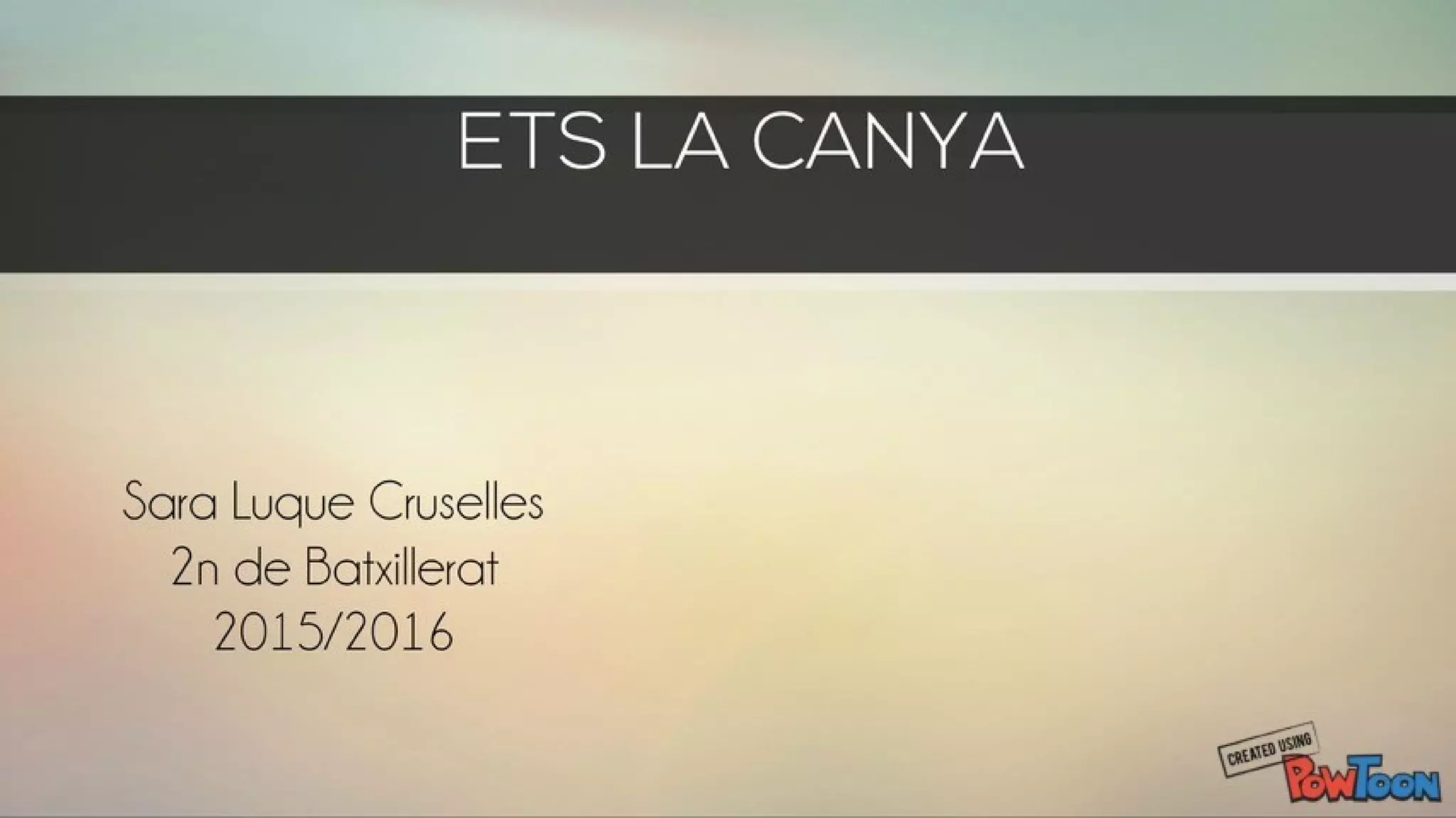 Ets la canya | PPT