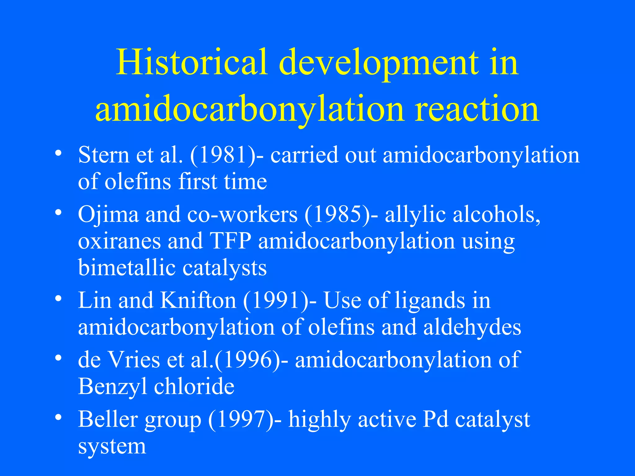 Carbon- Nitrogen Bond formation reactions | PPT