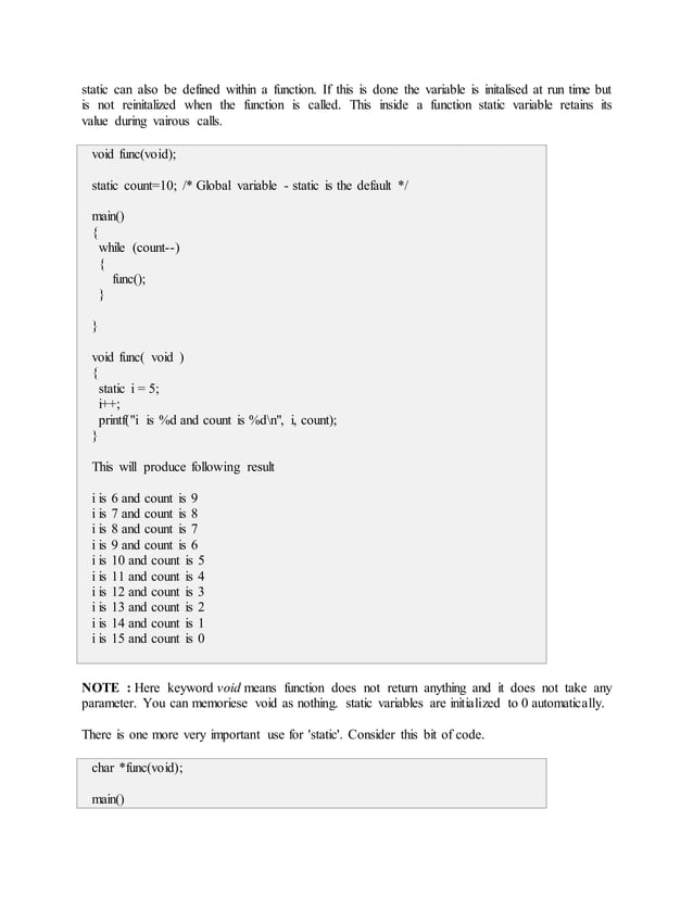 C notes diploma-ee-3rd-sem | DOC | Programming Languages | Computing