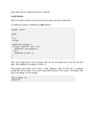 C notes diploma-ee-3rd-sem | DOC