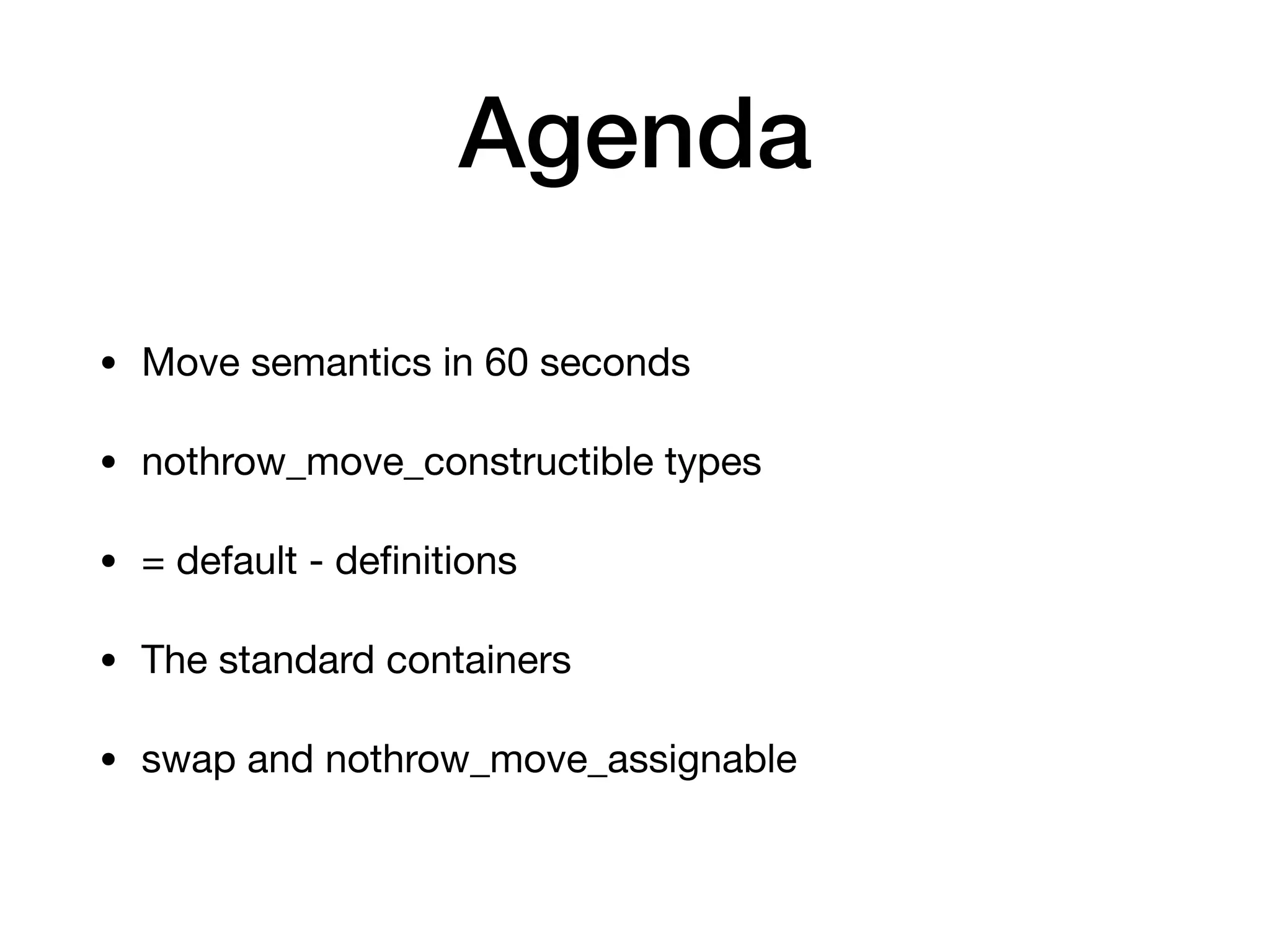 C++ nothrow movable types | PDF