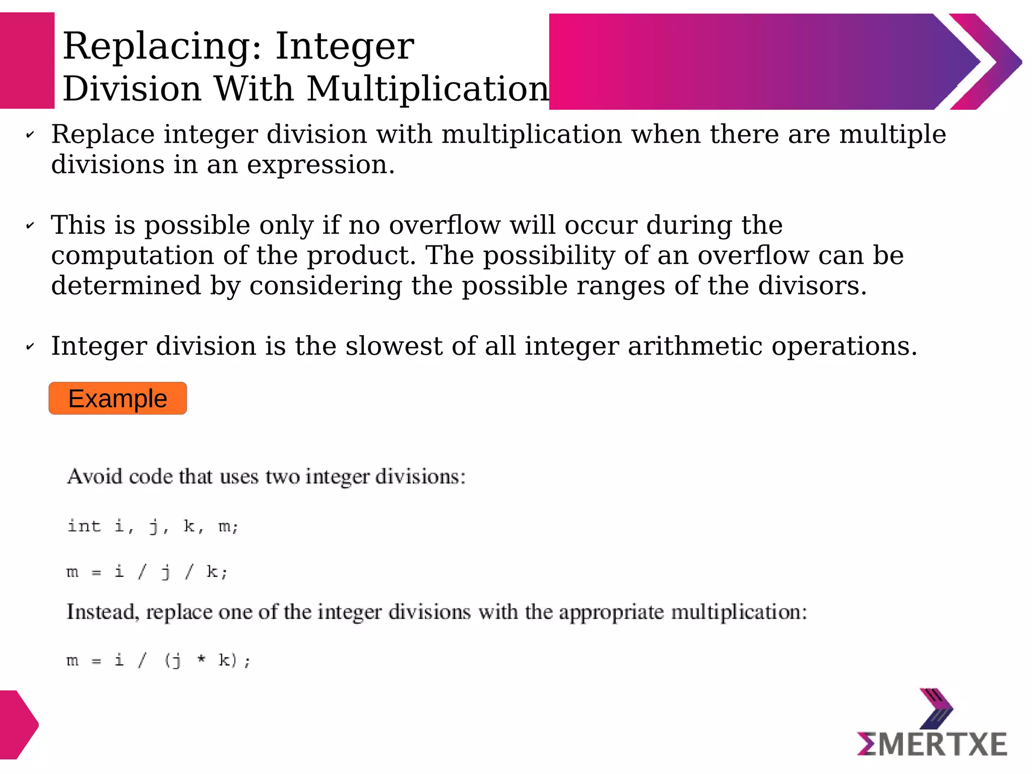 Embedded C - Optimization techniques | PDF