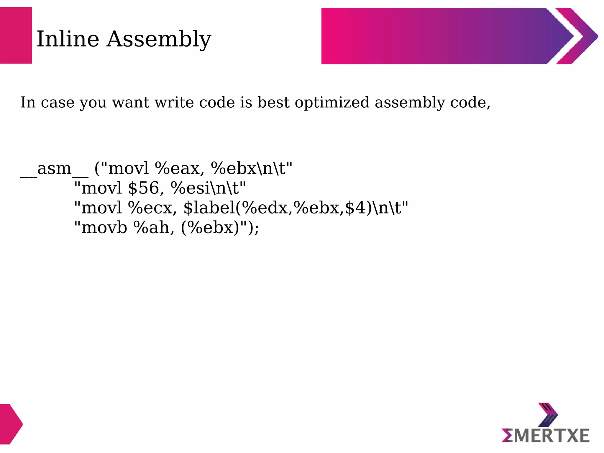 Embedded C - Optimization techniques | PDF