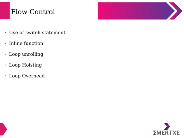Embedded C - Optimization techniques | PDF | Programming Languages | Computing