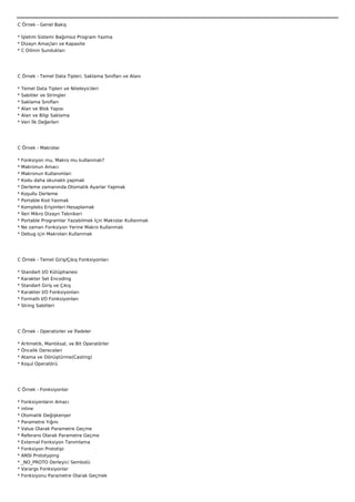 C ornek | PDF