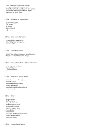 C ornek | PDF