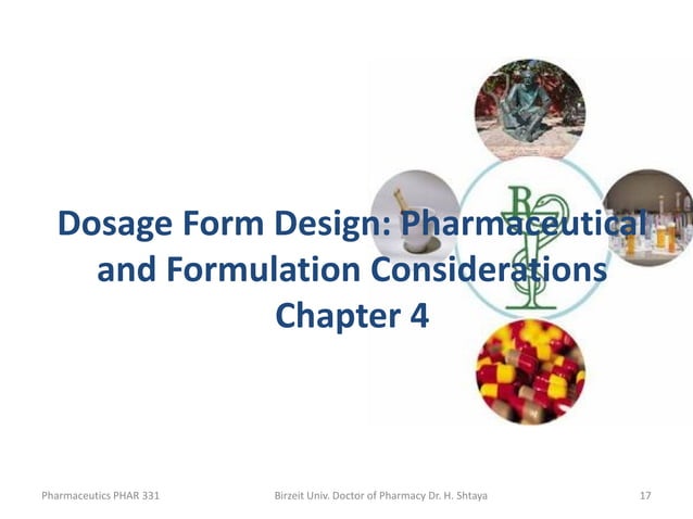 pharmaceutics dosage form design chapt-4 | PDF