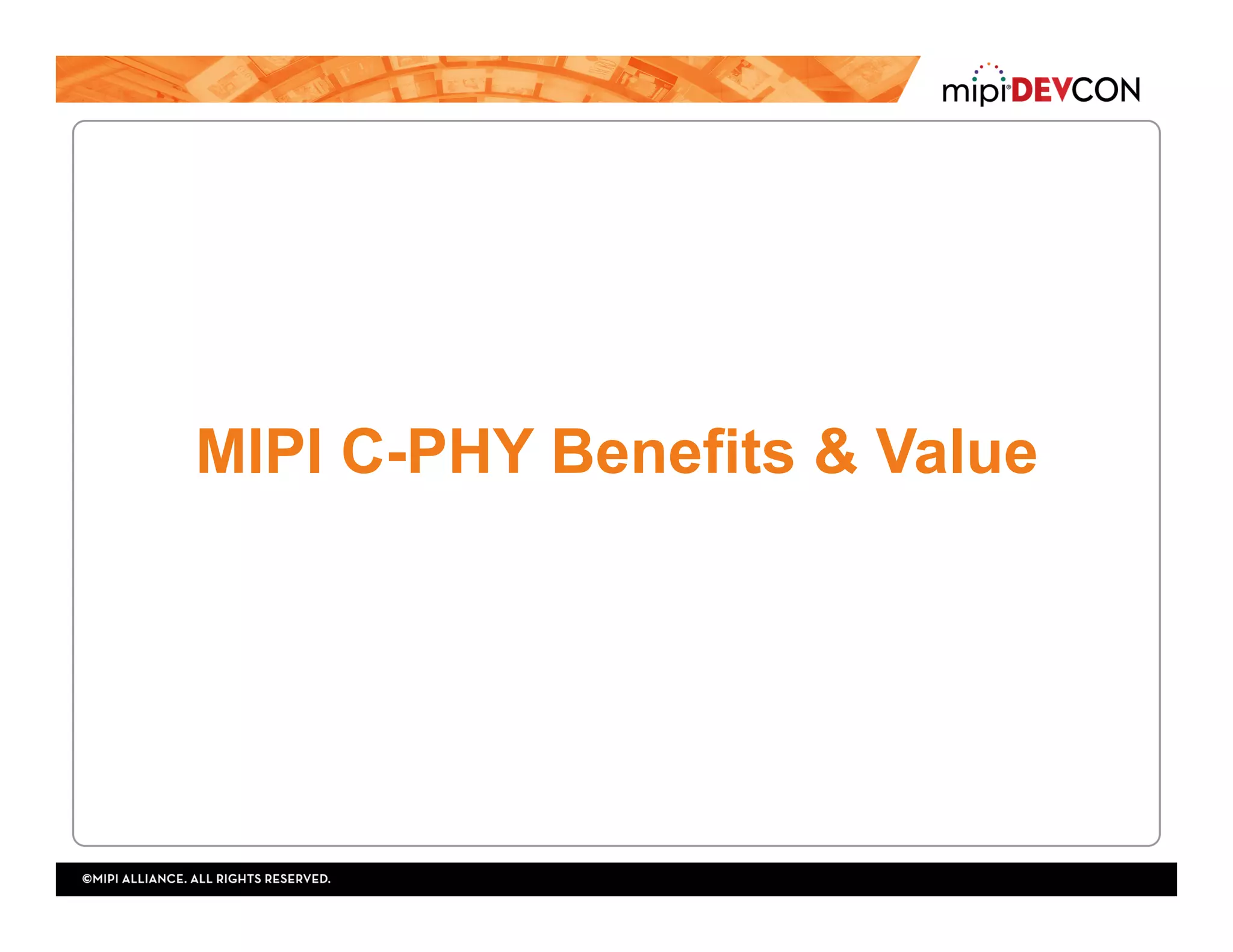 MIPI DevCon 2016: Implementing MIPI C-PHY | PDF