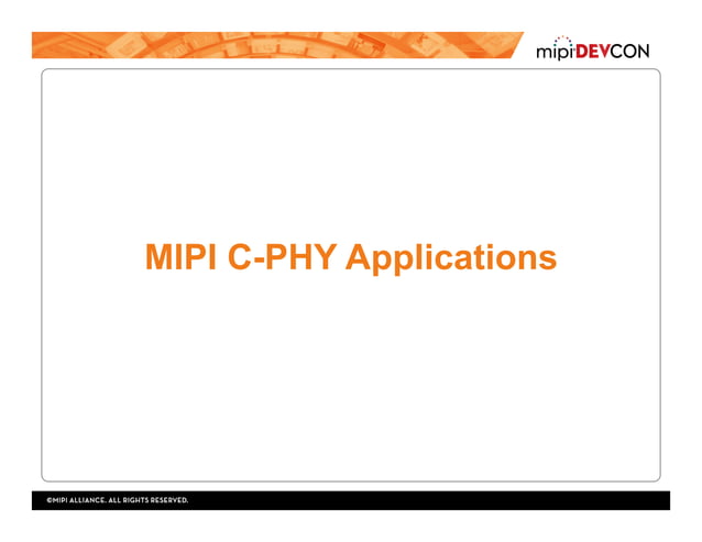 MIPI DevCon 2016: Implementing MIPI C-PHY | PDF