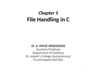 C-Programming Chapter 5 File-handling-C.ppt