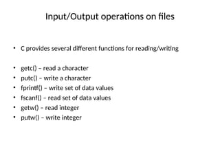 C-Programming Chapter 5 File-handling-C.ppt
